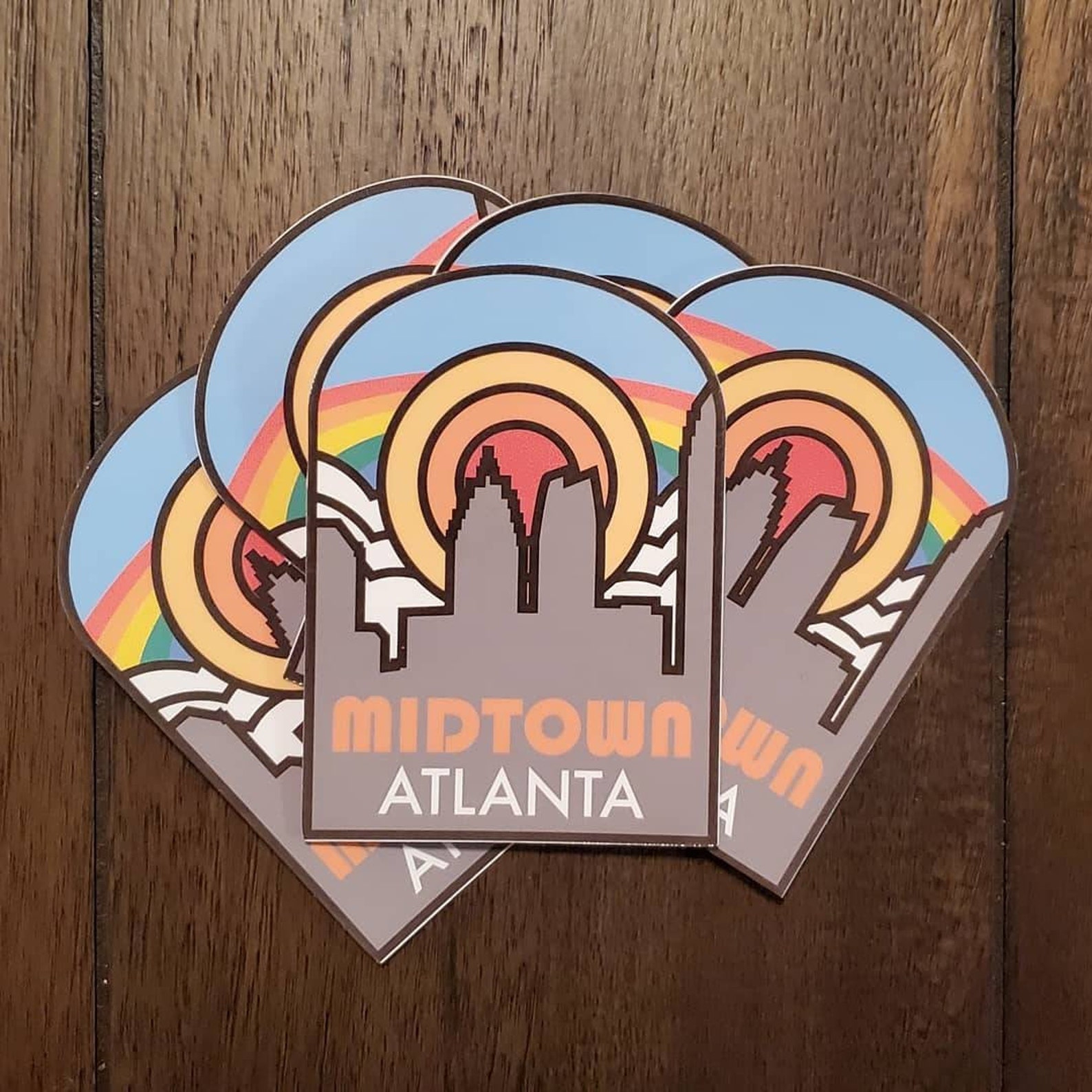 Atlanta Sticker. Midtown Atlanta Sticker. ATL Decal. Atlanta | Etsy