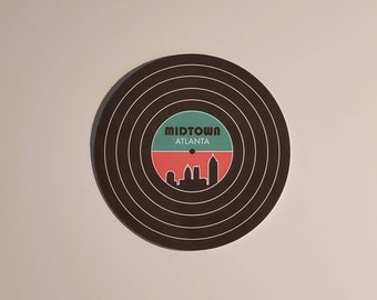 Atlanta Sticker. Midtown Atlanta Sticker. ATL Decal. Atlanta Souvenir ...
