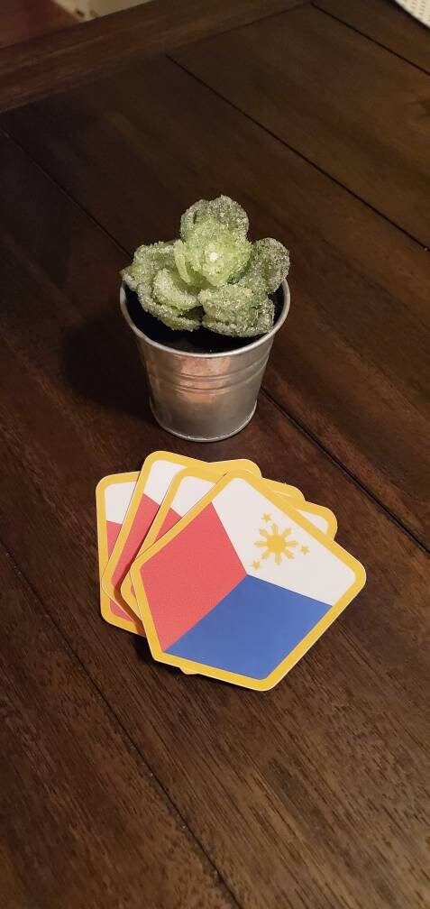 Philippines Stickers. Philippines Decal. Filipino Flag Sticker ...