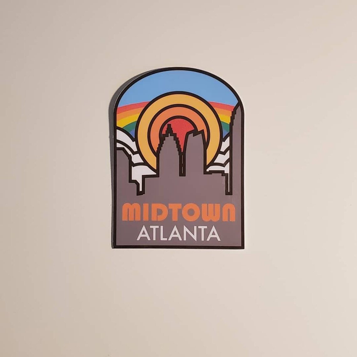 Atlanta Sticker. Midtown Atlanta Sticker. ATL Decal. Atlanta | Etsy