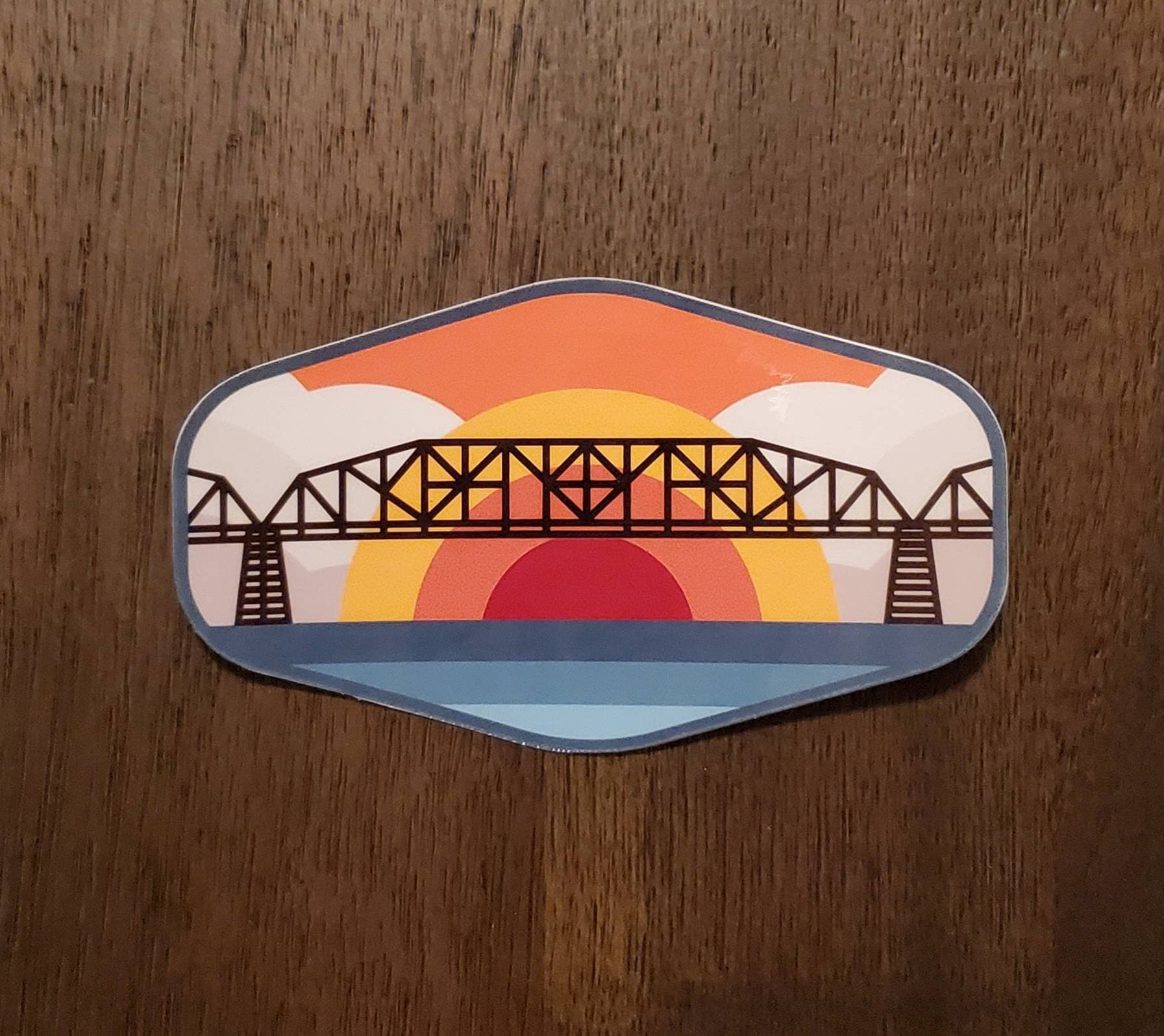 Chattanooga Sticker. Tennessee Sticker. Walnut Street Bridge - Etsy