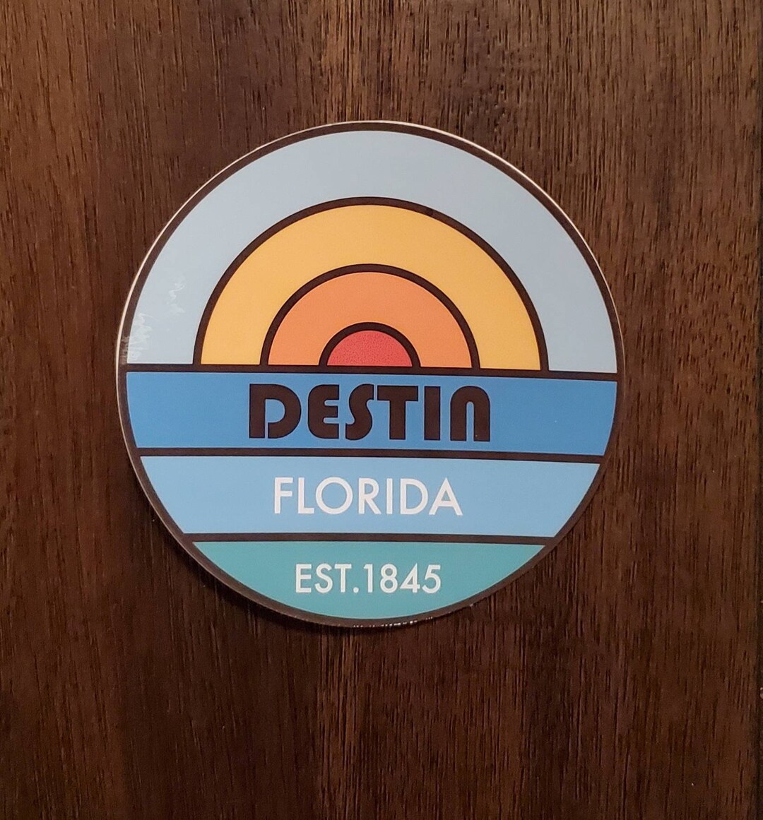 Beach Stickers. Destin Beach Florida. Gulf Shores Beach. Fort Walton ...