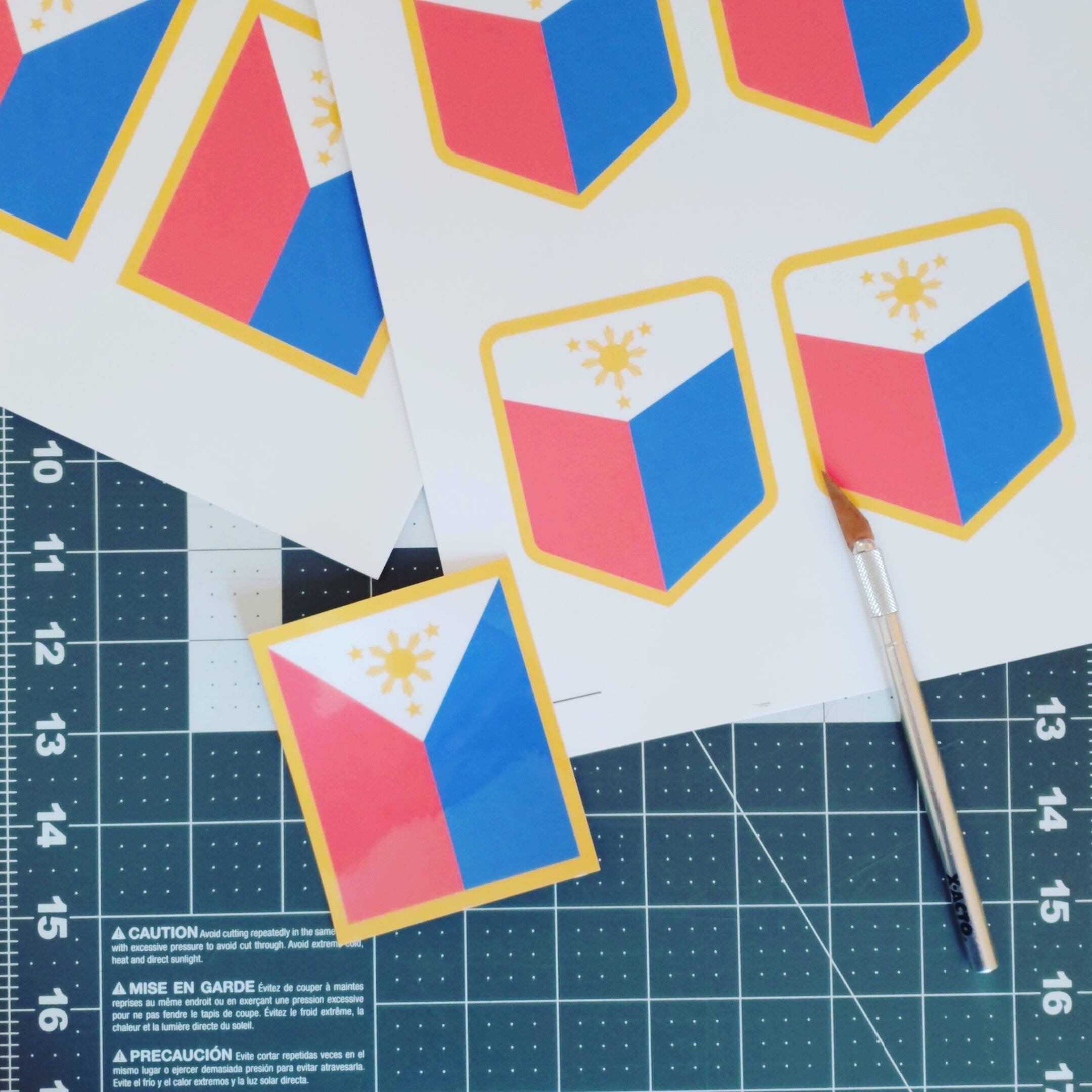 Philippines Stickers. Philippines Decal. Filipino Flag | Etsy