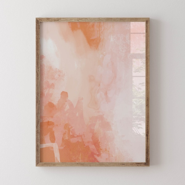 Orange Abstract - Etsy