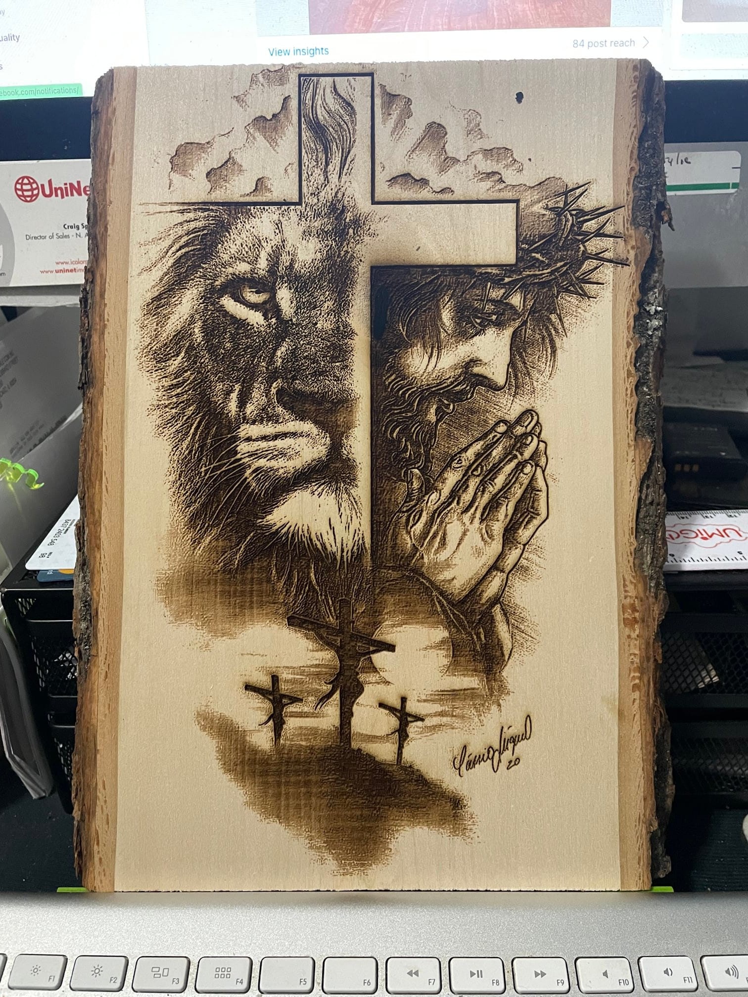Christ/lion of Judah Basswood Wall Mounted Plaque - Etsy