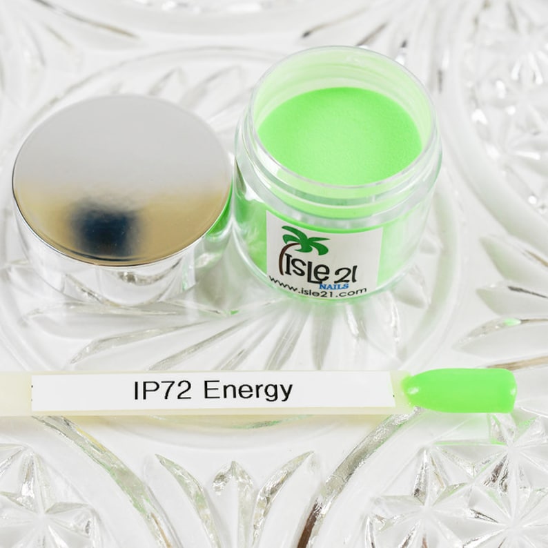 Neon Green Nail Dipping Powder Bright Green Nail Dip Powder | Etsy