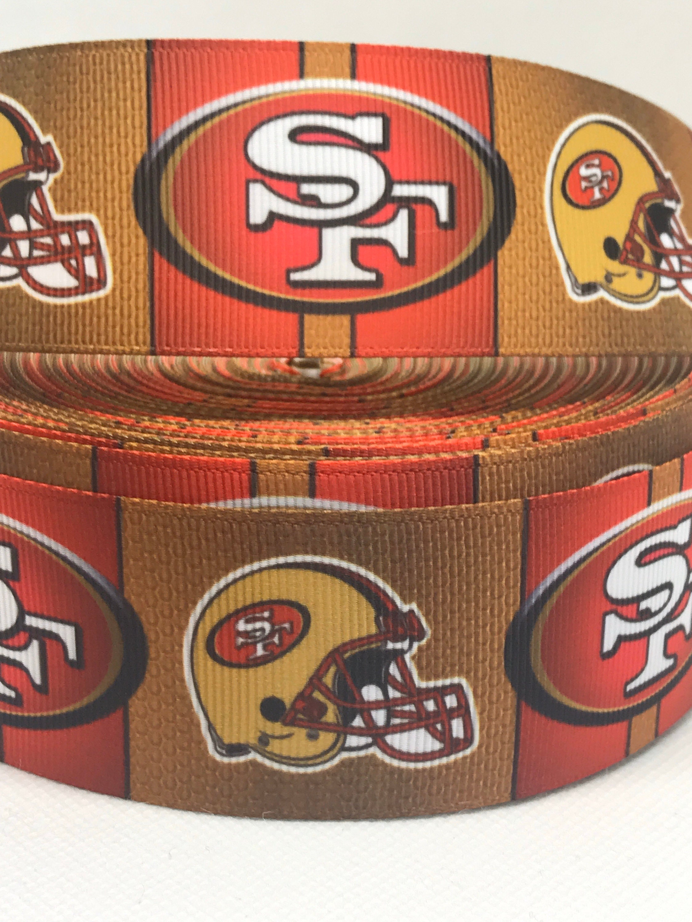 SAN FRANCISCO 49ERS inspired grosgrain ribbon and/or | Etsy