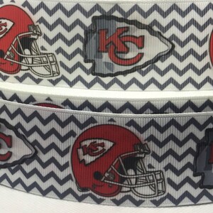 Kansas City Chiefs Inspired Grosgrain Ribbon And/or Coordinating 1 ...