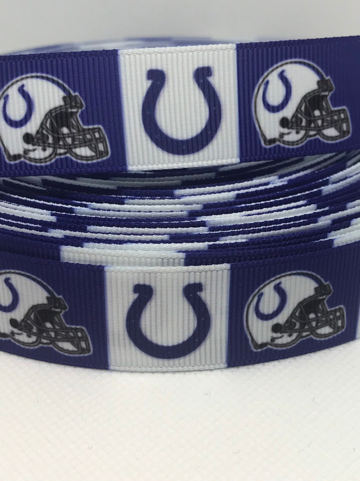 Indianapolis Colts Inspired Grosgrain Ribbon And/or - Etsy