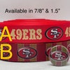 Kansas City Chiefs Inspired Grosgrain Ribbon And/or Coordinating 1 ...