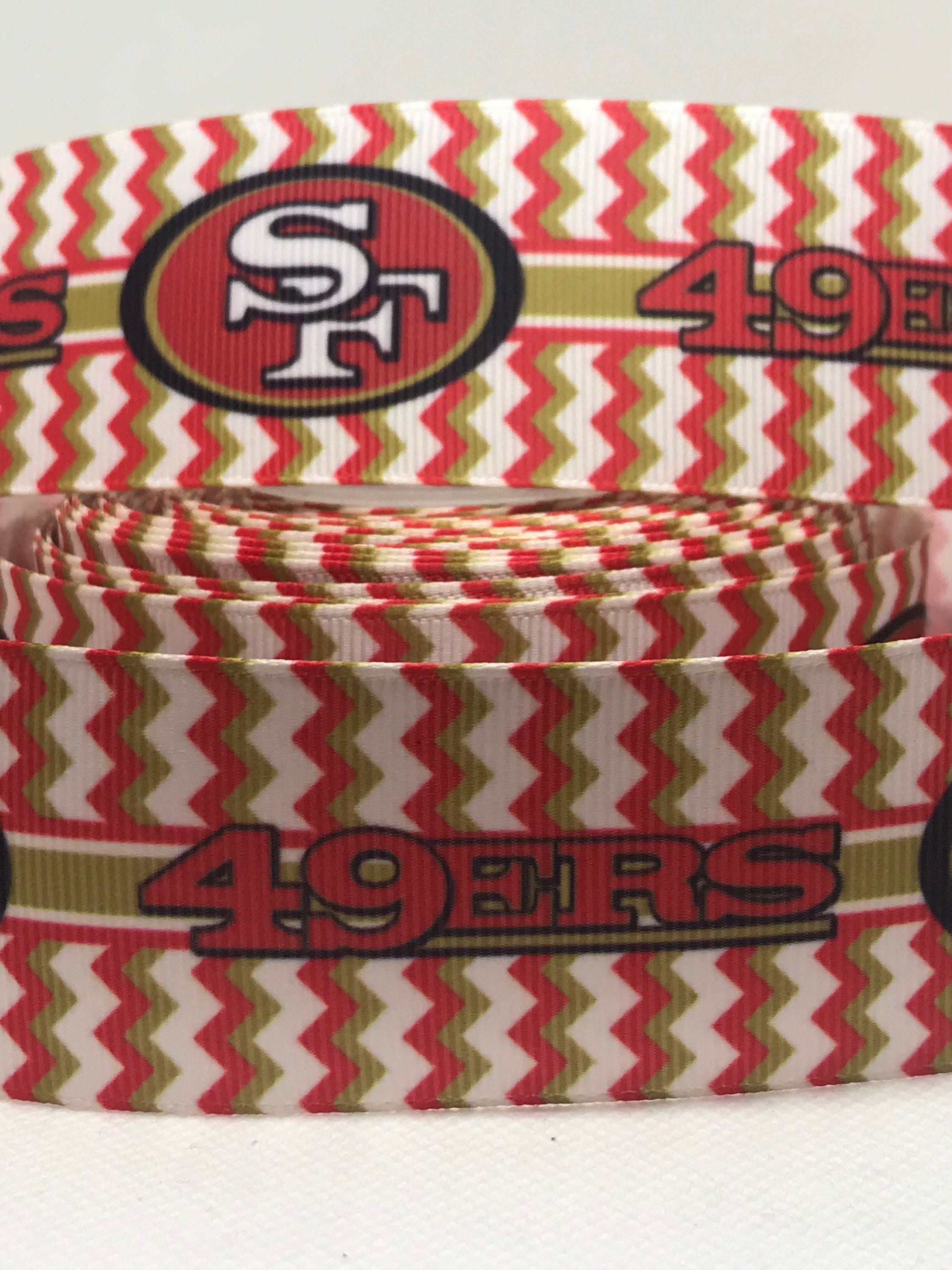 SAN FRANCISCO 49ERS inspired grosgrain ribbon and/or | Etsy