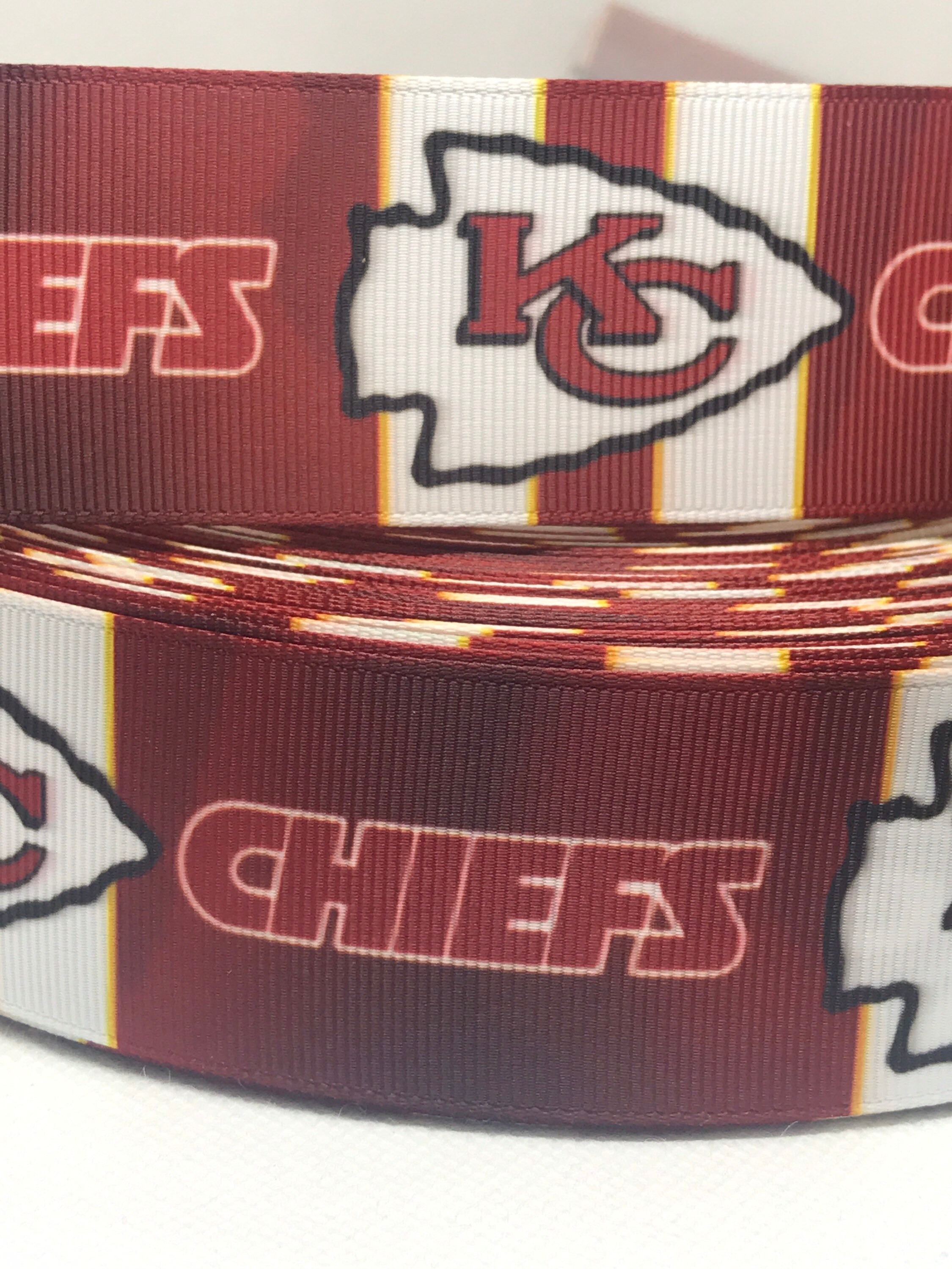 Kansas City Chiefs Inspired Grosgrain Ribbon And/or - Etsy