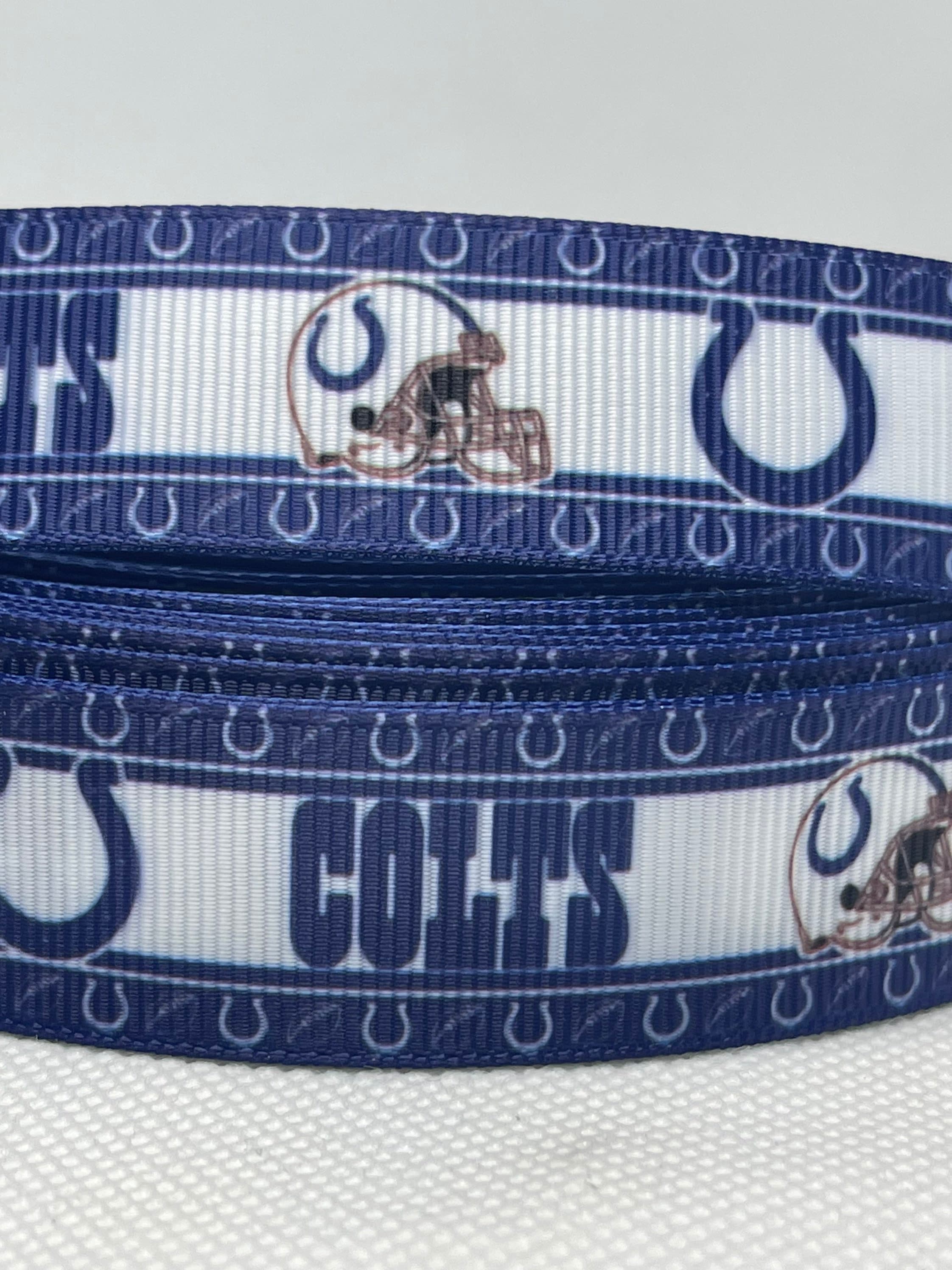 Indianapolis Colts Inspired Grosgrain Ribbon And/or - Etsy