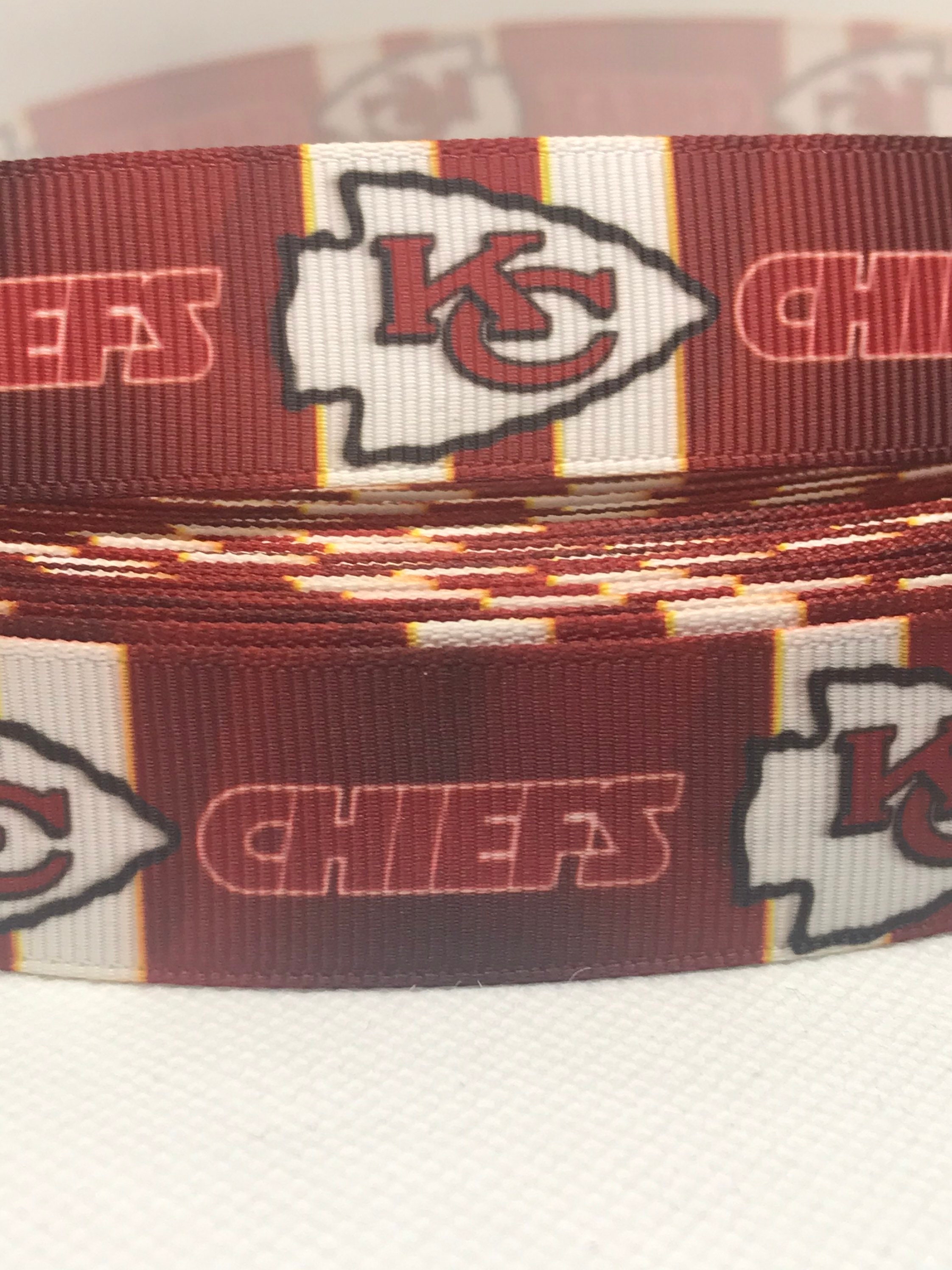Kansas City Chiefs Inspired Grosgrain Ribbon And/or - Etsy