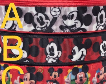 Mickey Mouse Ribbon - Etsy