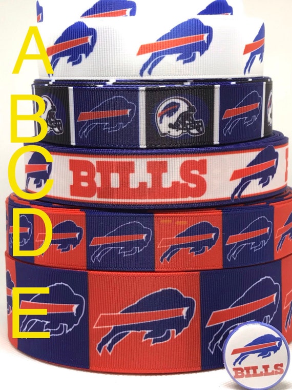 Buffalo Bills inspired grosgrain ribbon and/or coordinating | Etsy