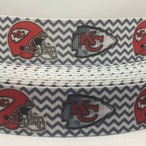 Kansas City Chiefs Inspired Grosgrain Ribbon And/or Coordinating 1 ...