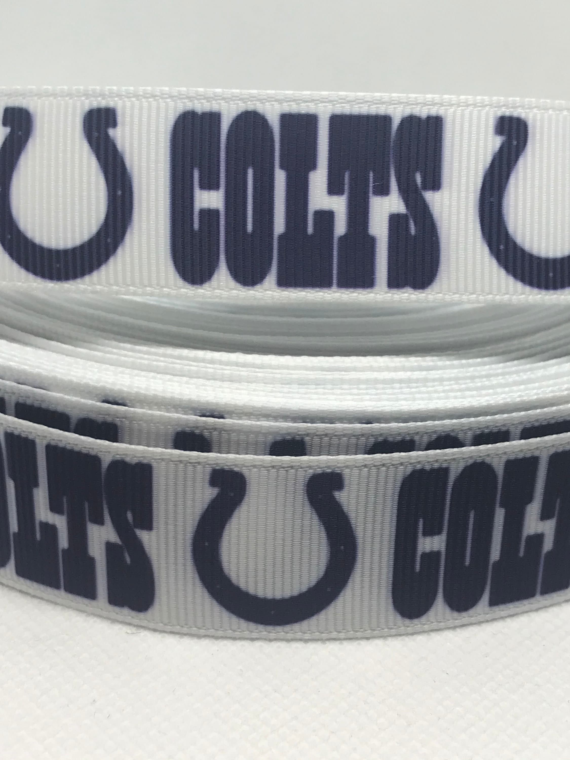 Indianapolis Colts Inspired Grosgrain Ribbon And/or - Etsy