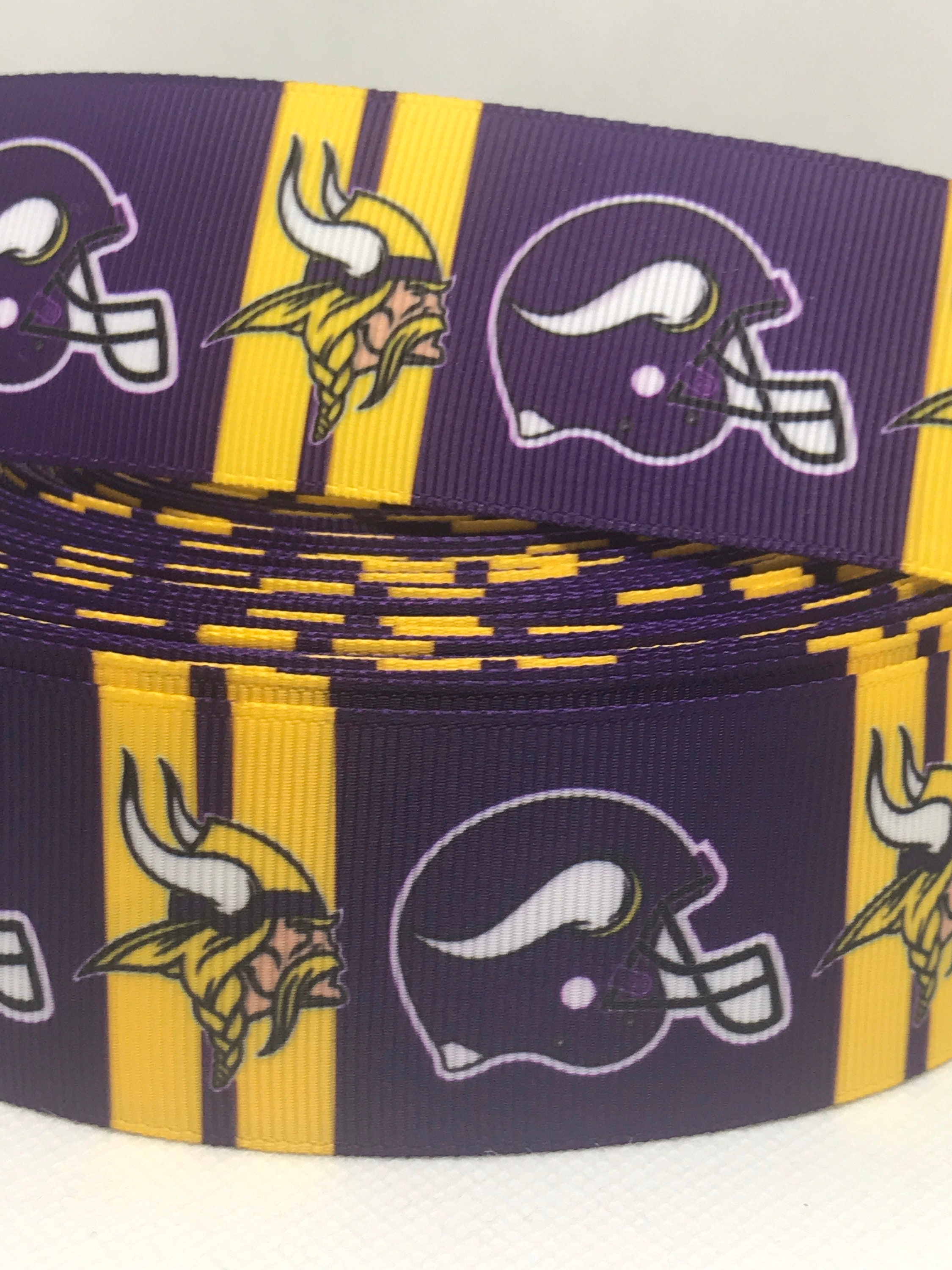 MINNESOTA VIKINGS Inspired Grosgrain Ribbon And/or - Etsy