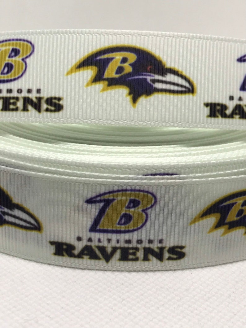 Baltimore Ravens Inspired Grosgrain Ribbon And/or Coordinating - Etsy