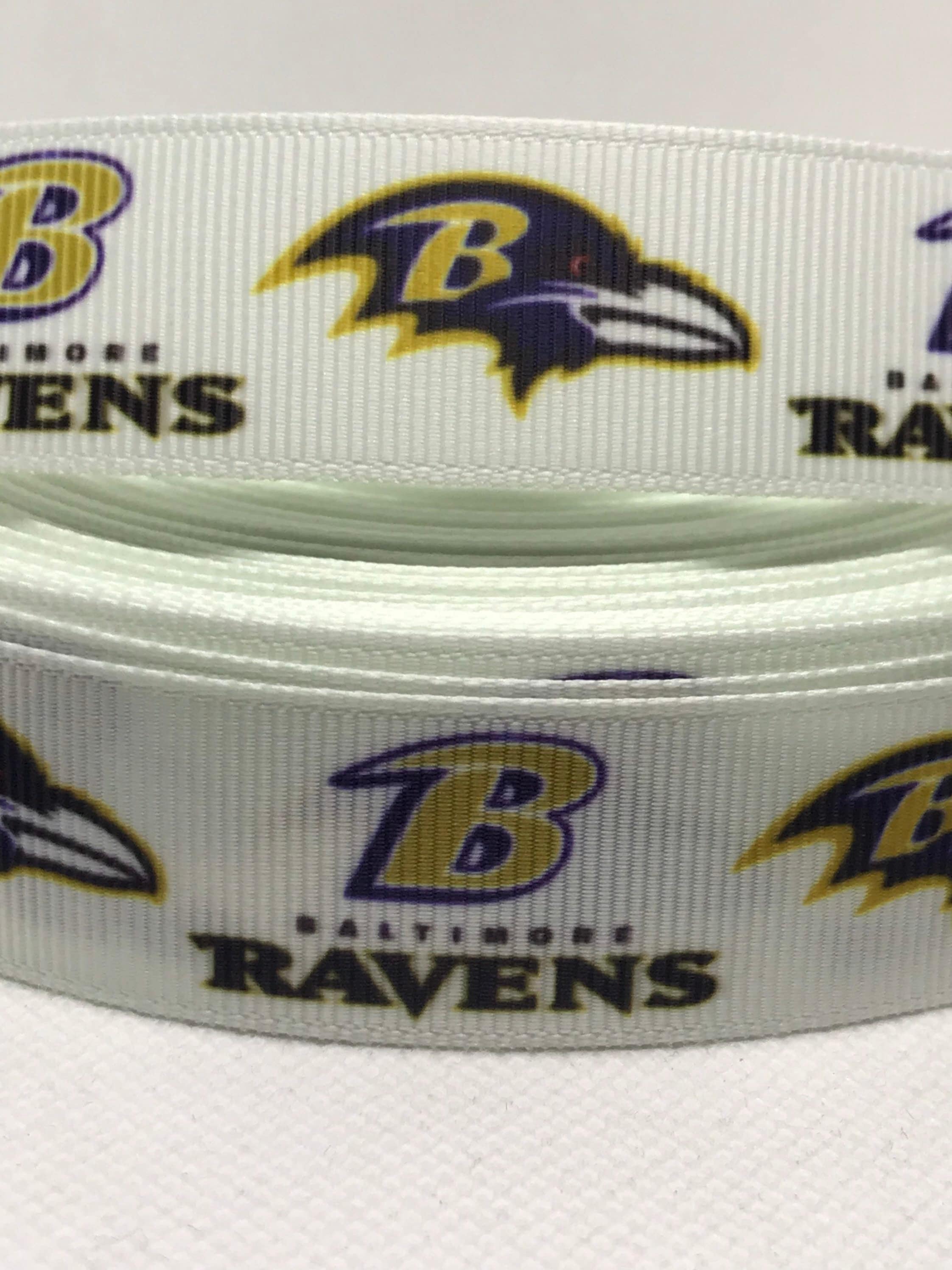 Baltimore Ravens Inspired Grosgrain Ribbon And/or Coordinating | Etsy