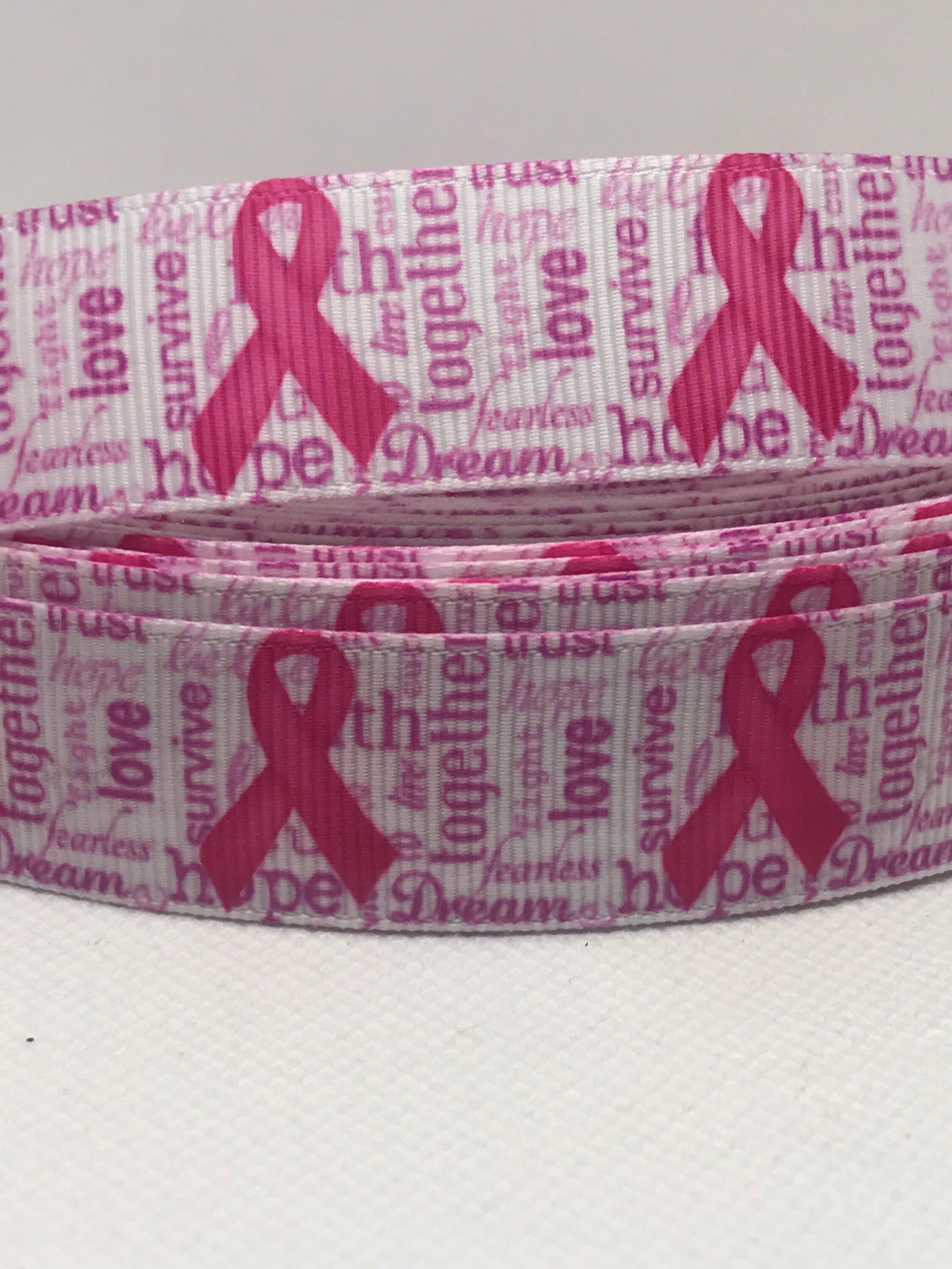 BREAST CANCER AWARENESS Inspired Grosgrain Ribbon And/or | Etsy