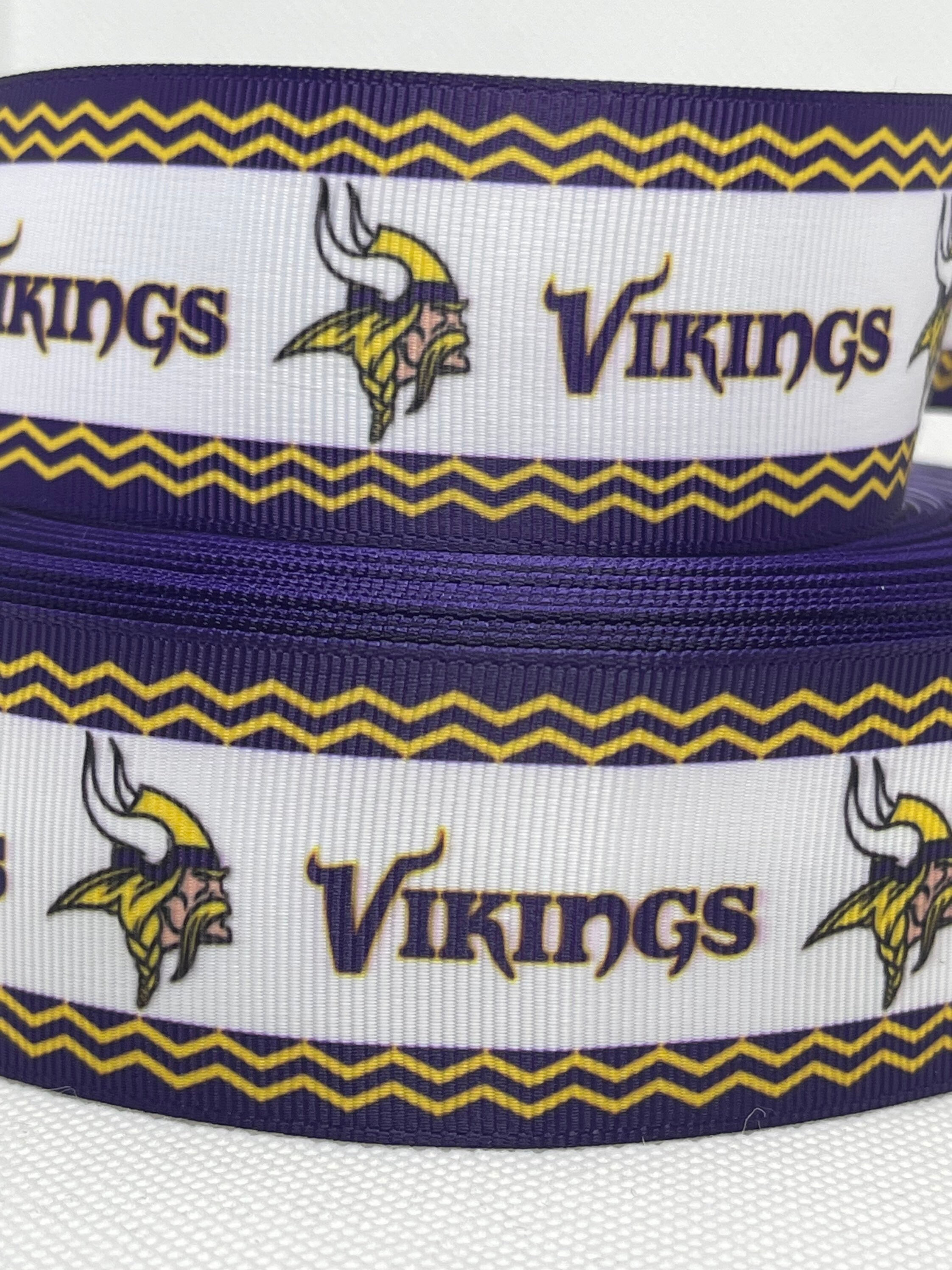MINNESOTA VIKINGS Inspired Grosgrain Ribbon And/or - Etsy