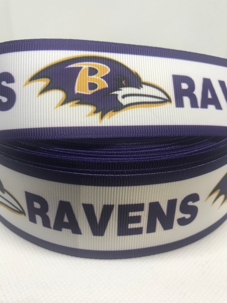 Baltimore Ravens Inspired Grosgrain Ribbon And/or Coordinating - Etsy