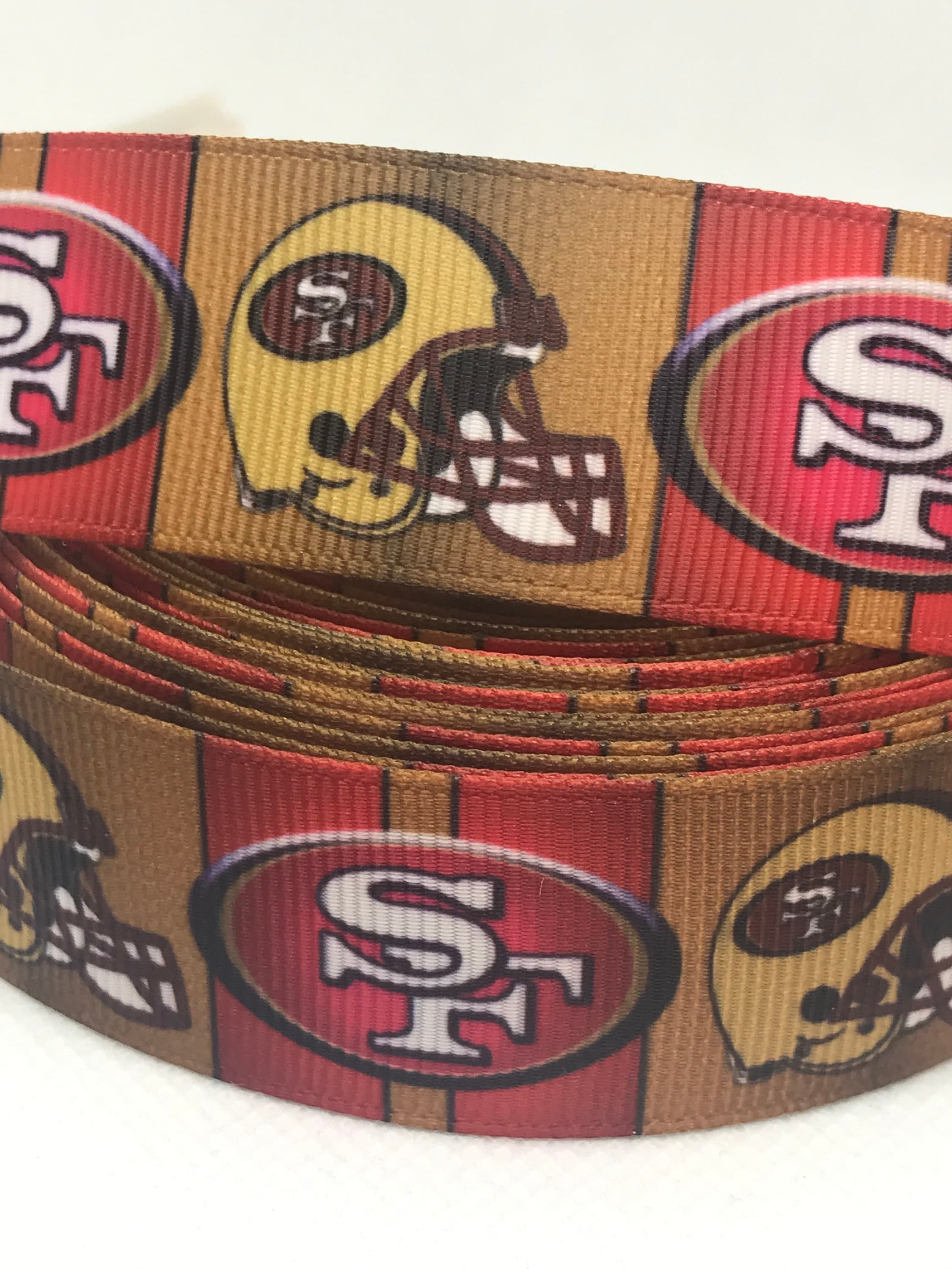 SAN FRANCISCO 49ERS inspired grosgrain ribbon and/or | Etsy