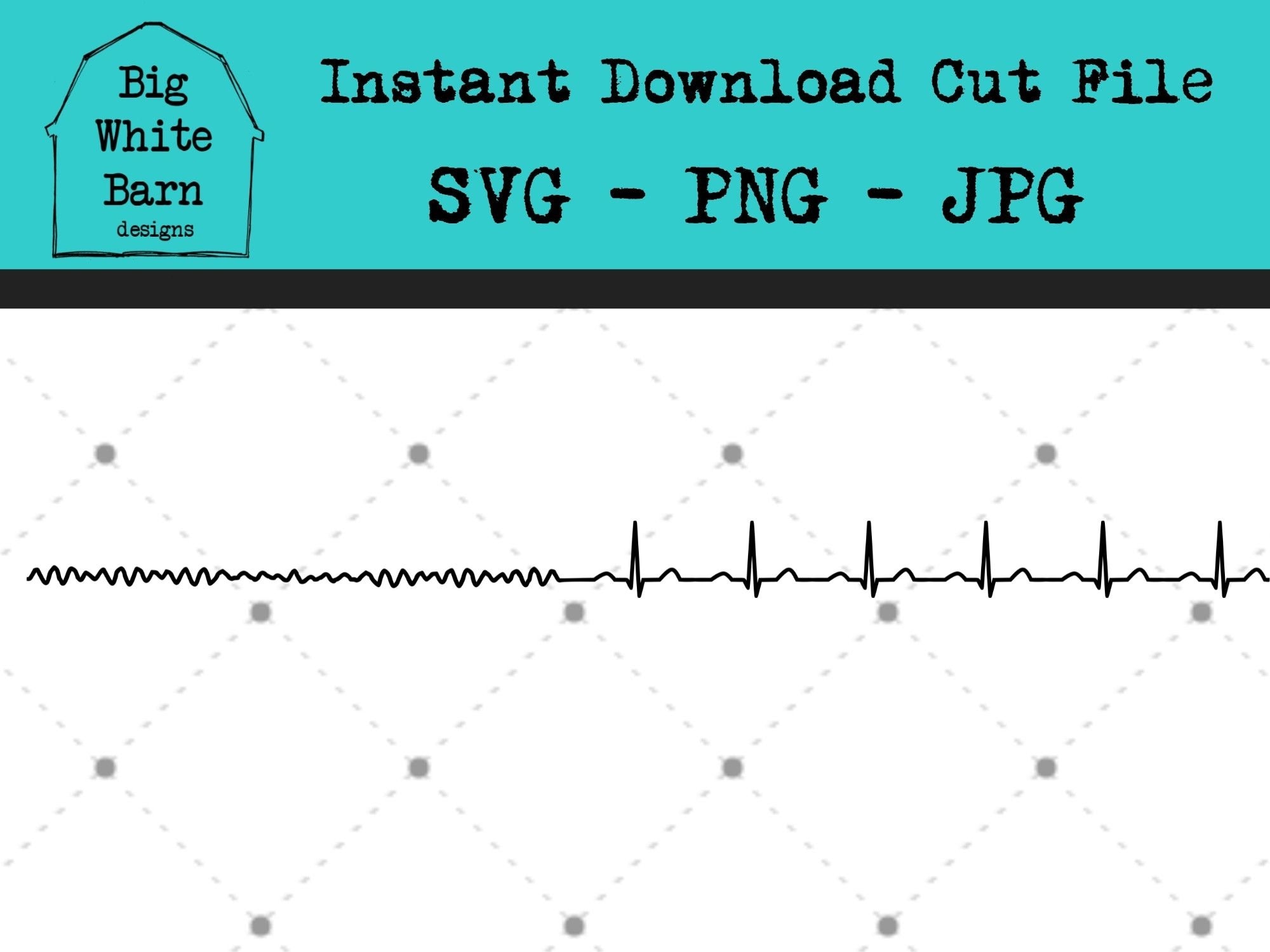 Ventricular Fibrillation to Sinus Rhythm SVG / Vfib to NSR Svg | Etsy