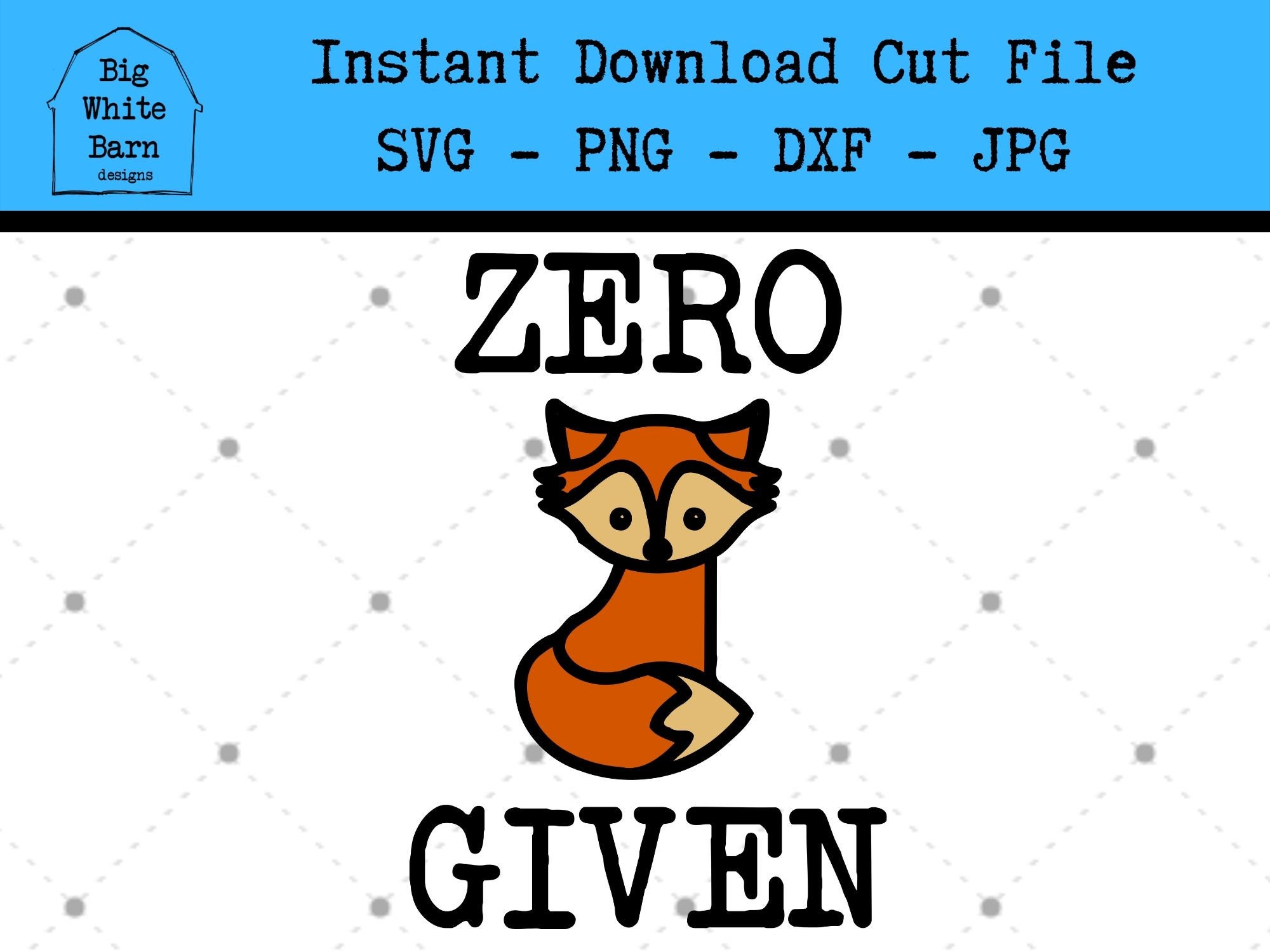 Craft Supplies & Tools Embellishments Zero Fox given graphic Instant ...