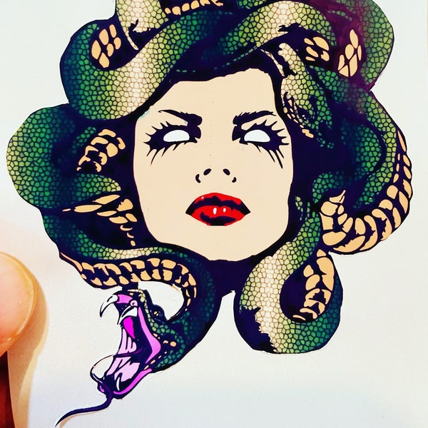 Medusa Sticker - Etsy
