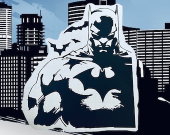 BATMAN Logo Sticker Decal Emblem Vinyl DC Comics Joker Dark Knight - Etsy