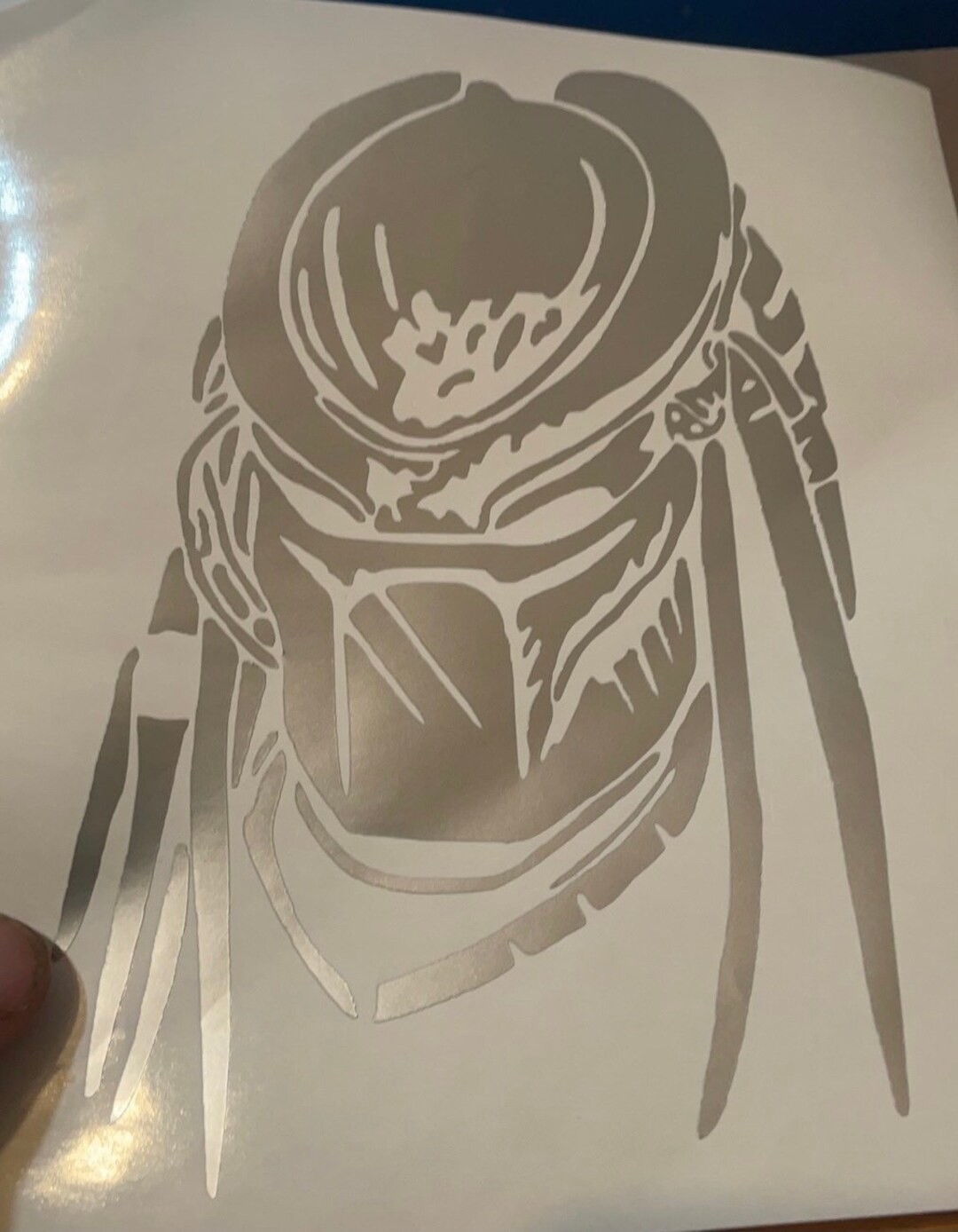 Masked Predator Vinyl Decal - Etsy
