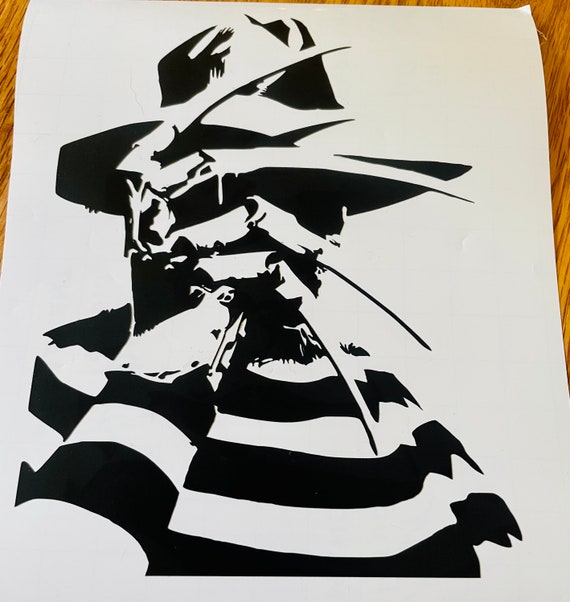Freddy Krueger Vinyl Decal - Etsy