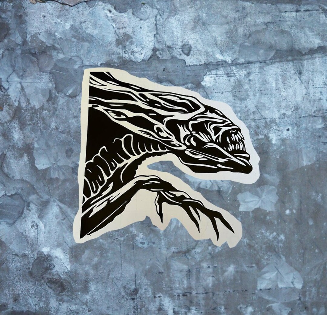 Xenomorph Queen Vinyl Decal - Etsy