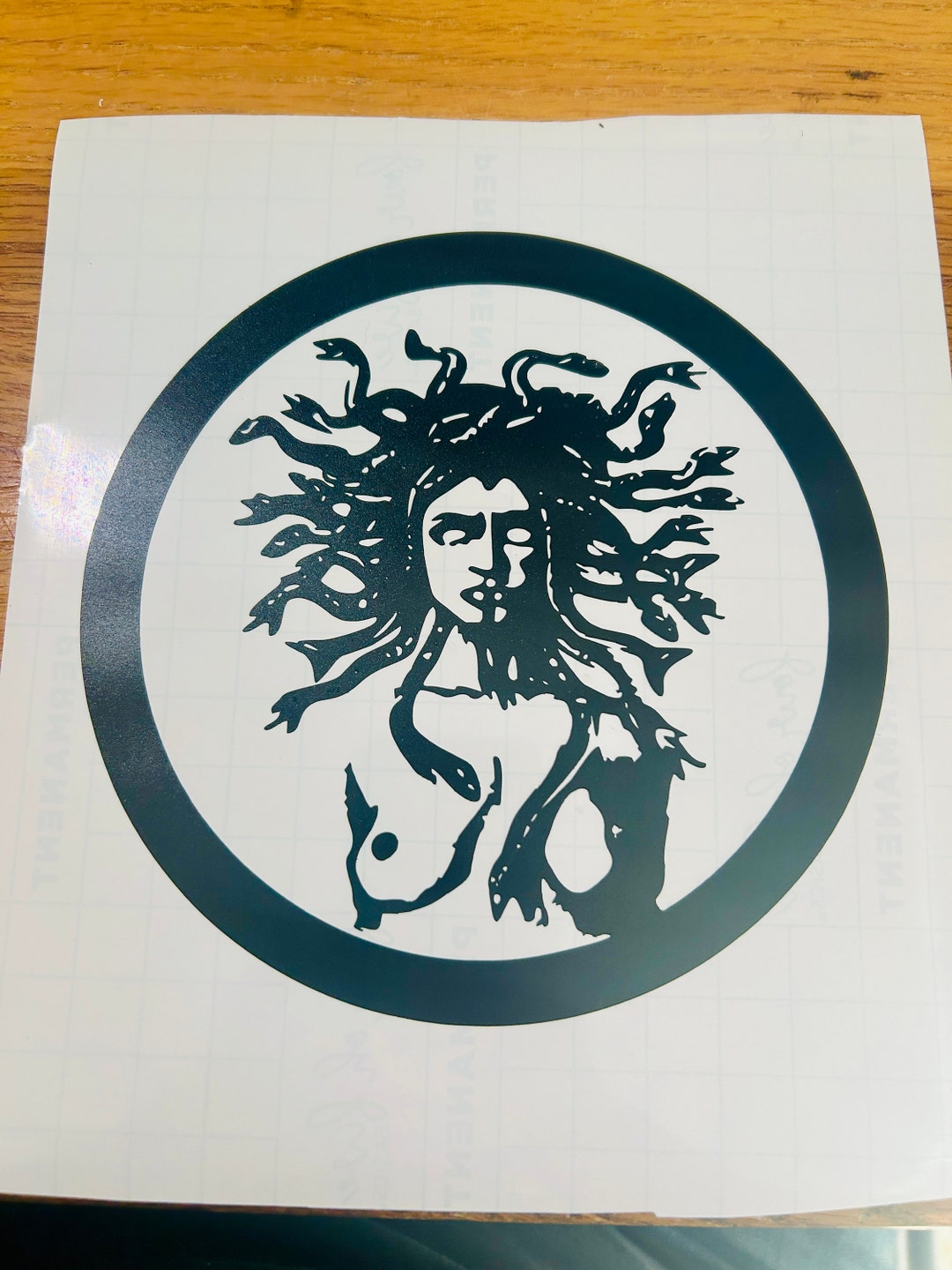 Medusa Vinyl Decal - Etsy