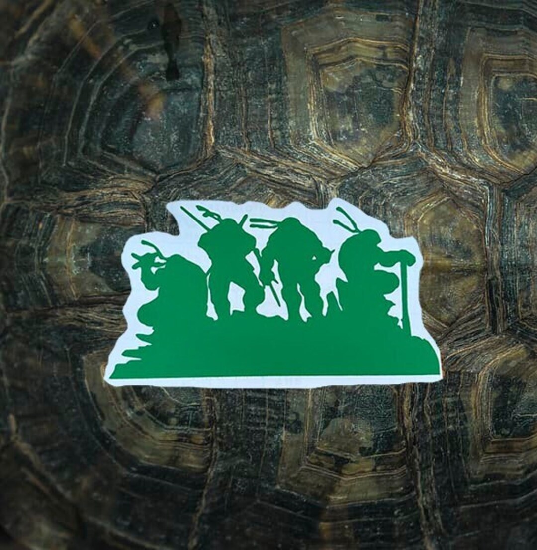 Teenage Mutant Ninja Turtles Vinyl Decal - Etsy