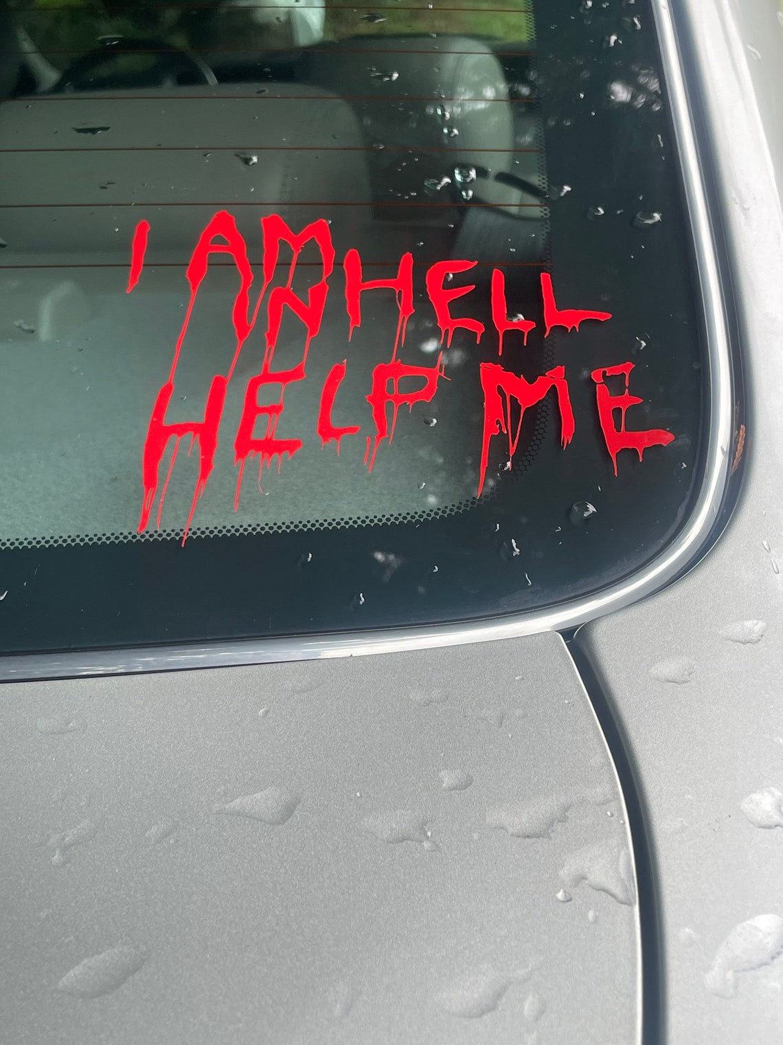 I Am in Hell Help Me Vinyl Decal - Etsy