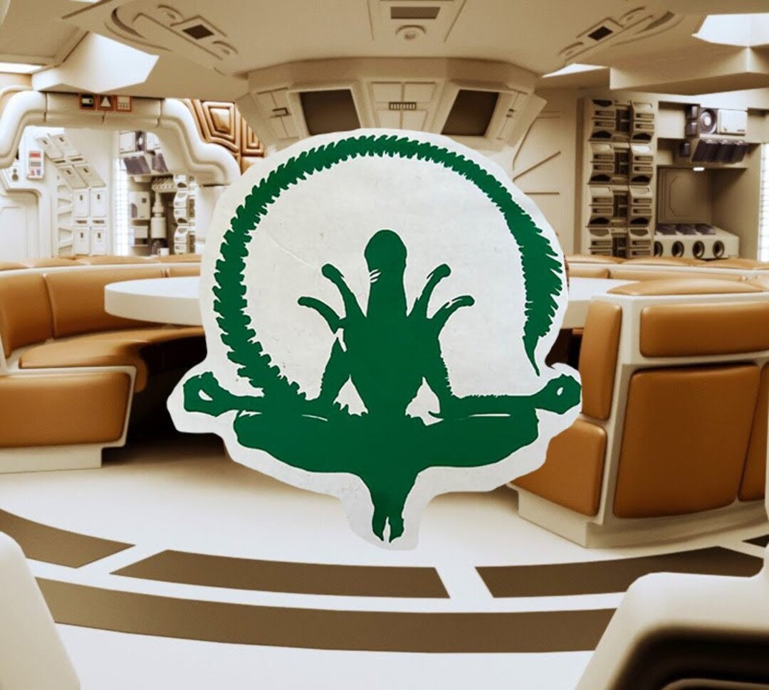 Yoga Xenomorph Decal - Etsy