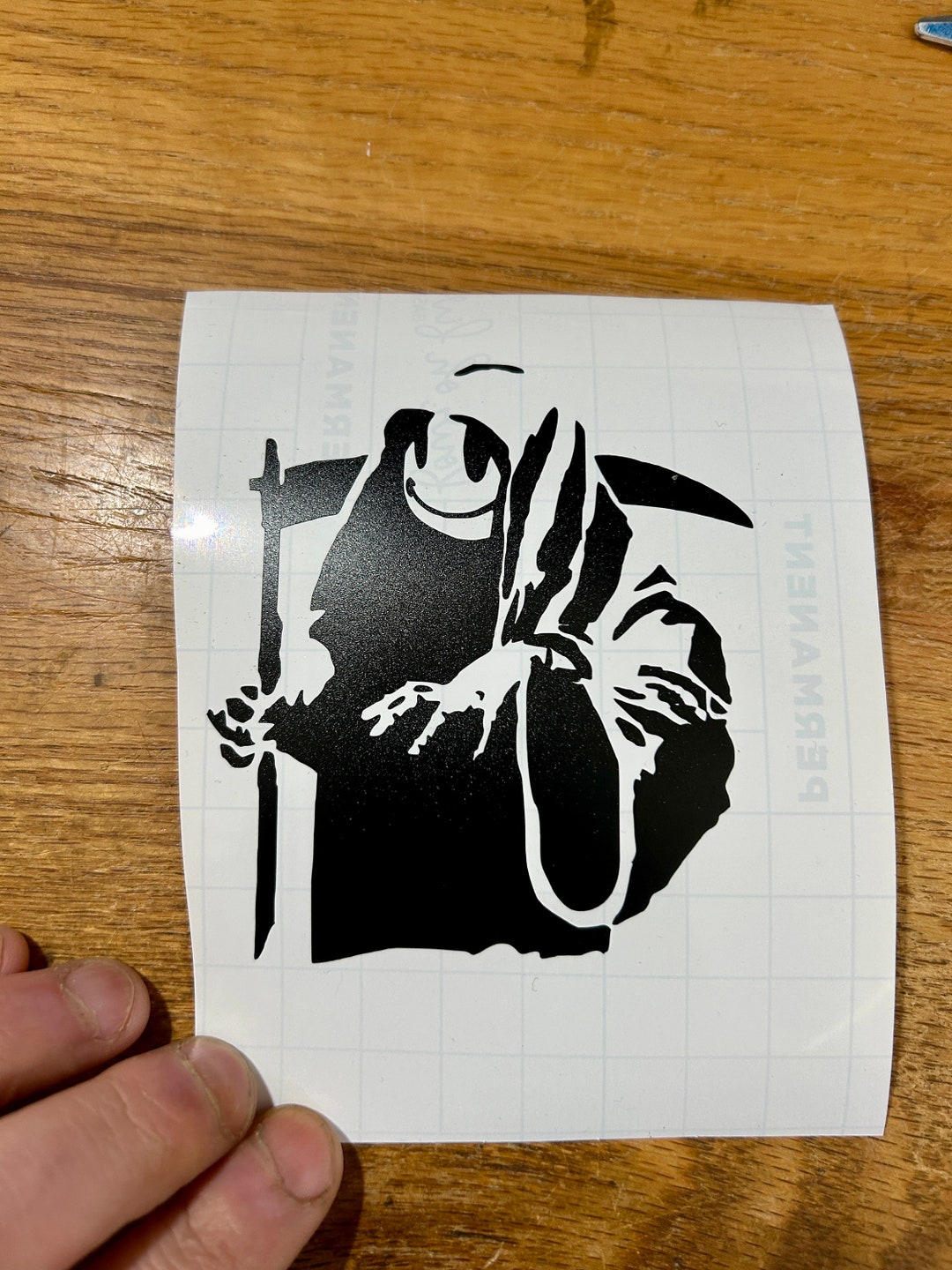 Smiling Death Vinyl Decal - Etsy