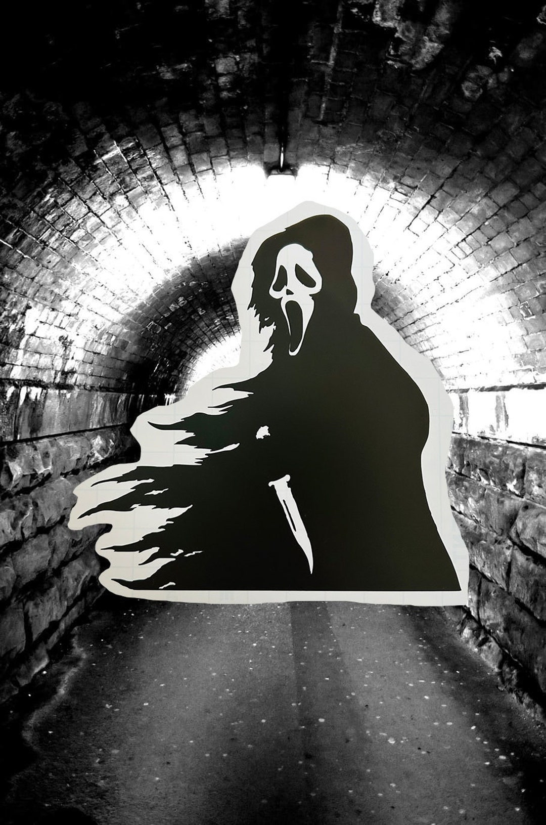 Stalking Ghostface Vinyl Decal - Etsy Australia