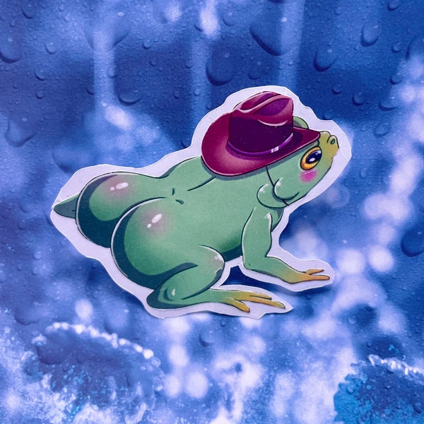 Frog With Big Butt Etsy