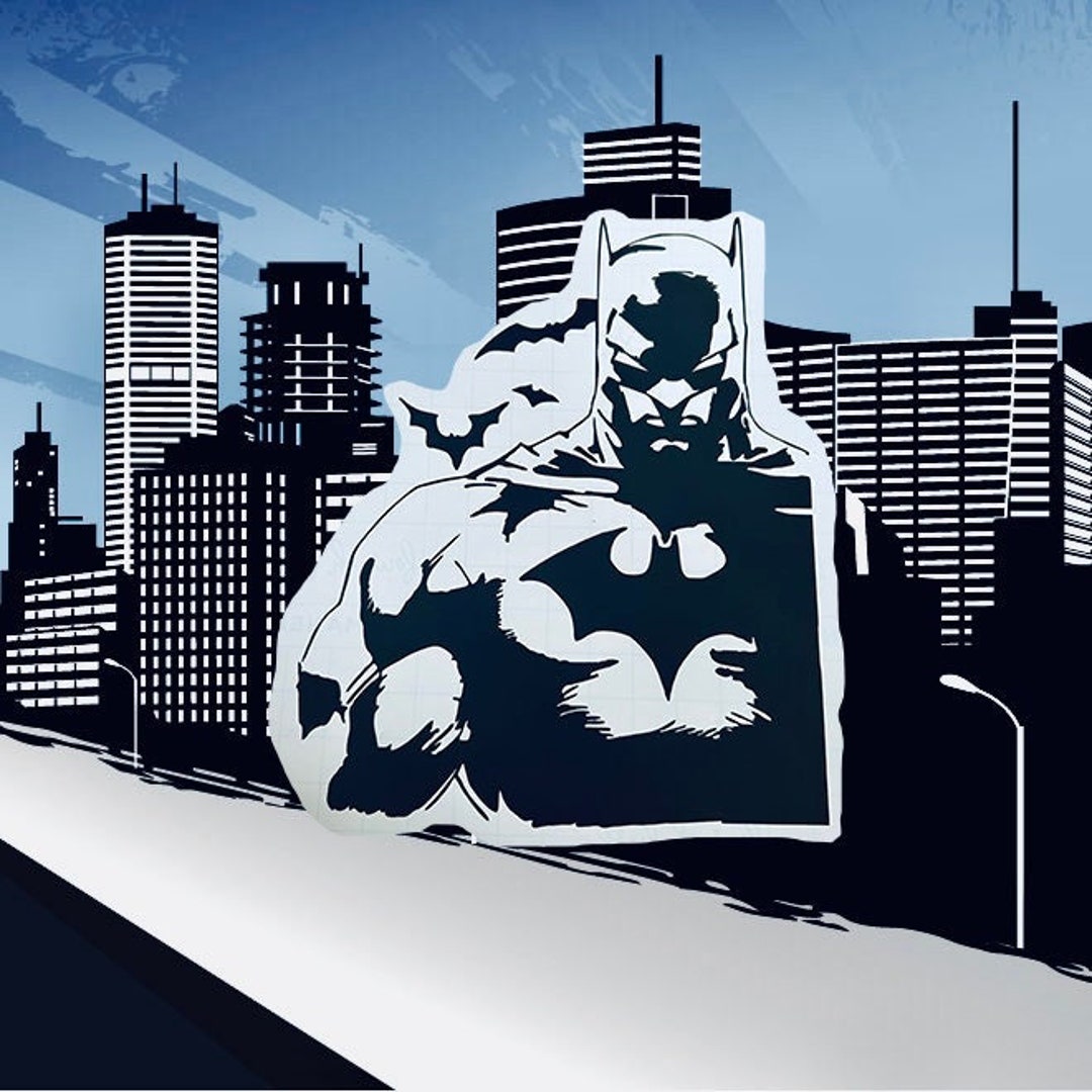 Dark Knight Vinyl Decal - Etsy