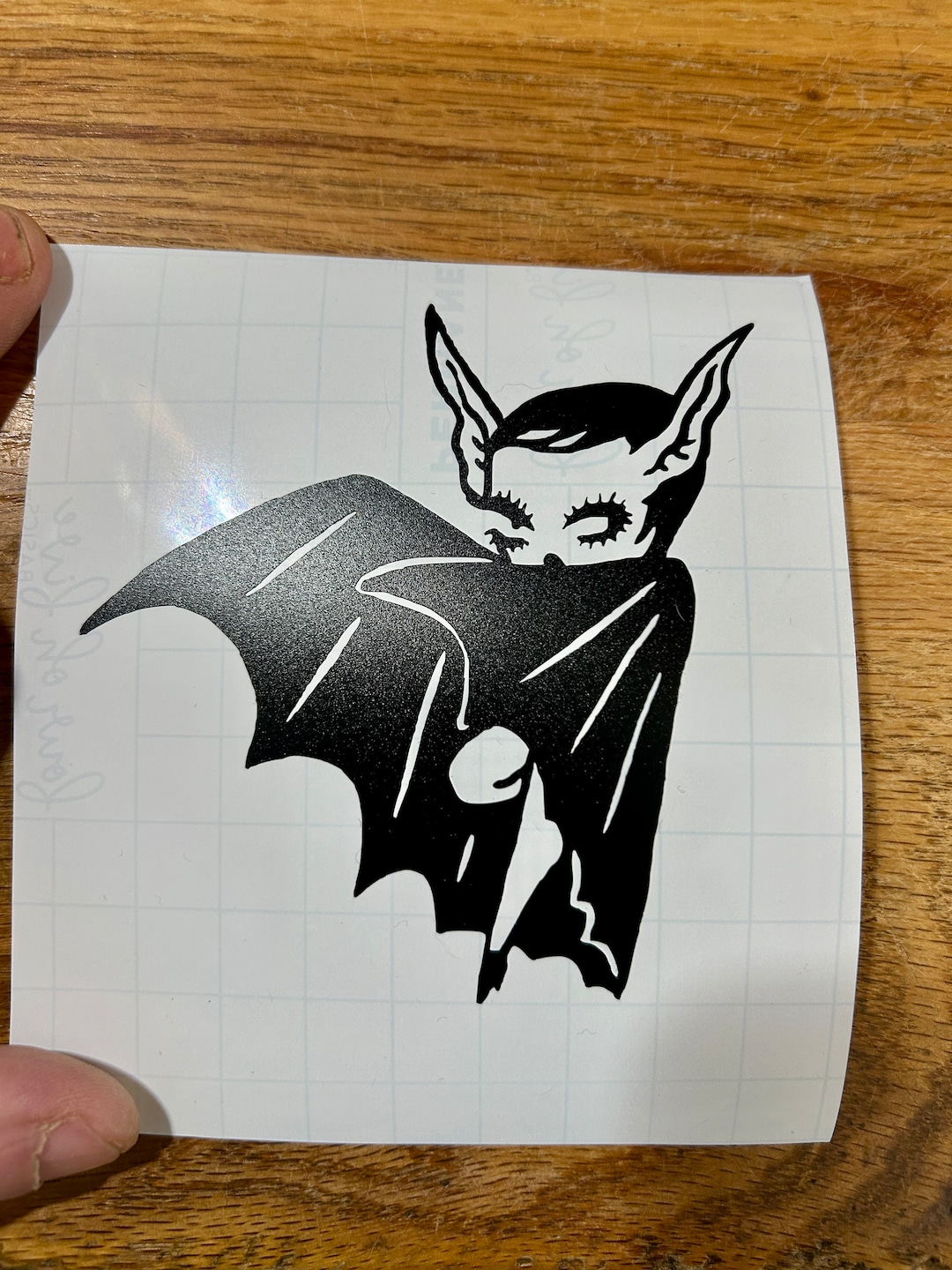 Vampyr Bat Vinyl Decal - Etsy