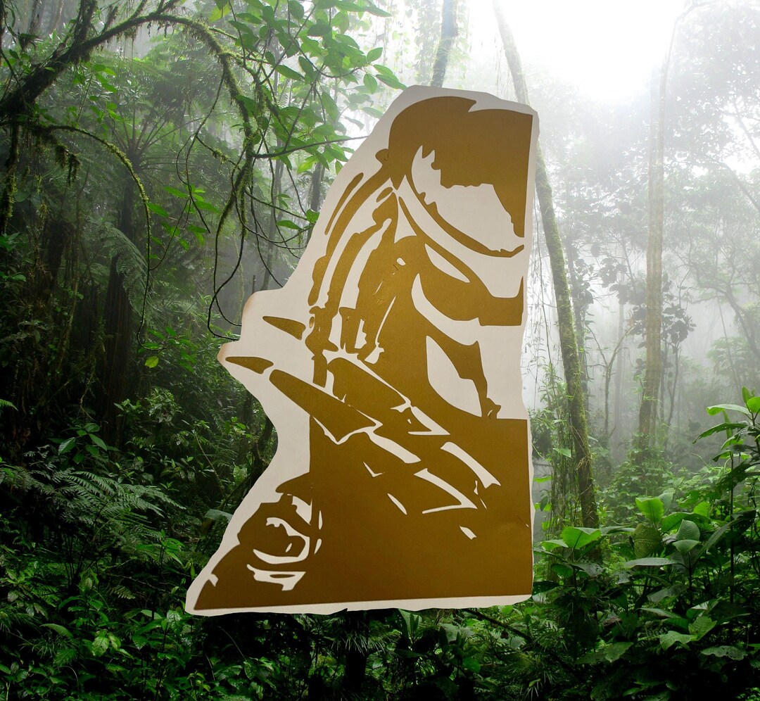 Lurking Predator Warrior Vinyl Decal - Etsy