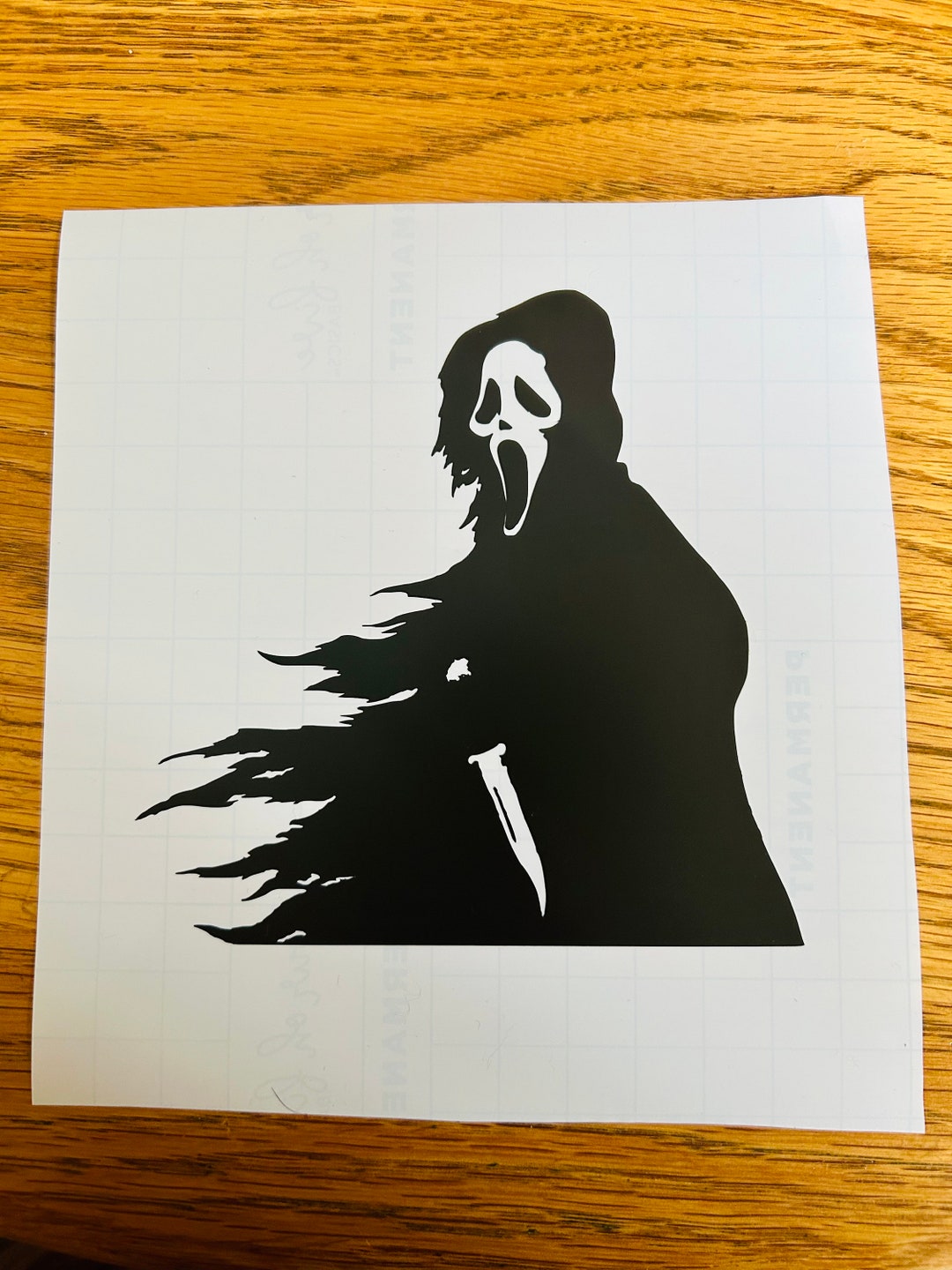 Stalking Ghostface Vinyl Decal - Etsy