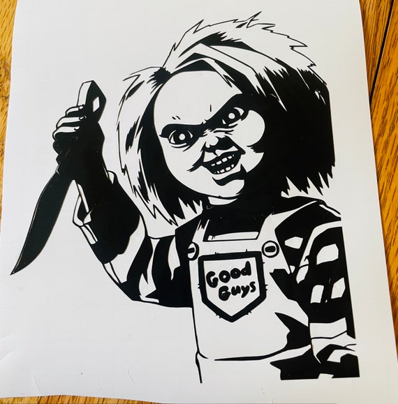 Chucky Vinyl Decal - Etsy