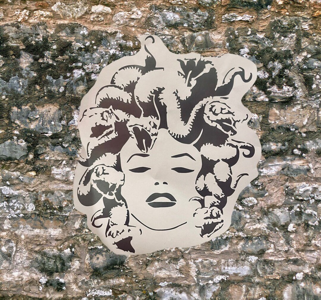 Medusa Vinyl Decal 2 - Etsy