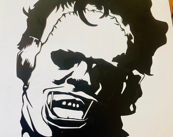 Leatherface Vinyl Decal - Etsy